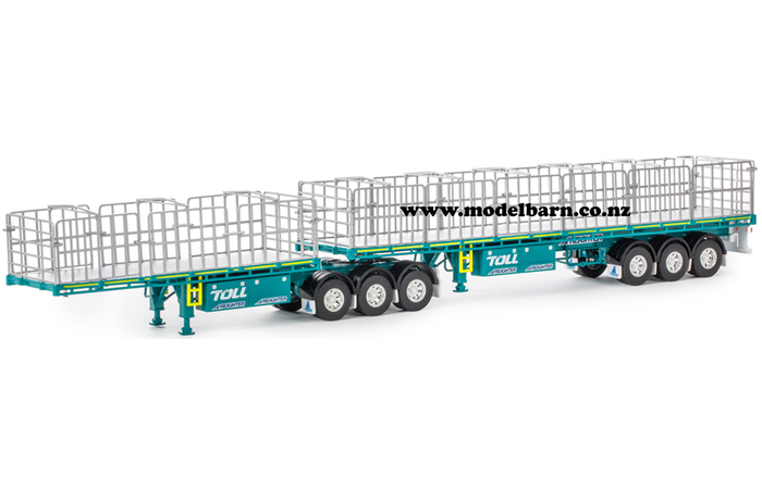 1/50 Freighter B-Double Flat Top Trailers "Toll" - Trucks & Trailers ...