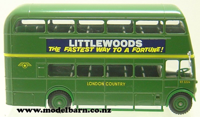 1/50 AEC RT Double-Decker Bus (green) "London Country" Bus No RT 3224 ...