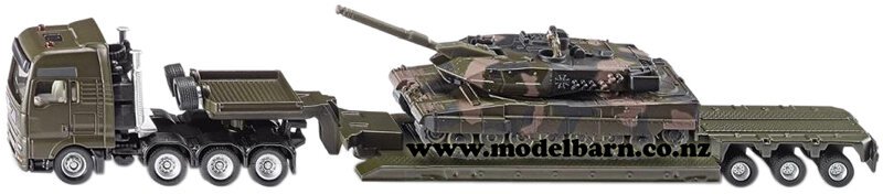 1/87 MAN Heavy Haulage Low Loader & Leopard Tank - Trucks & Trailers ...