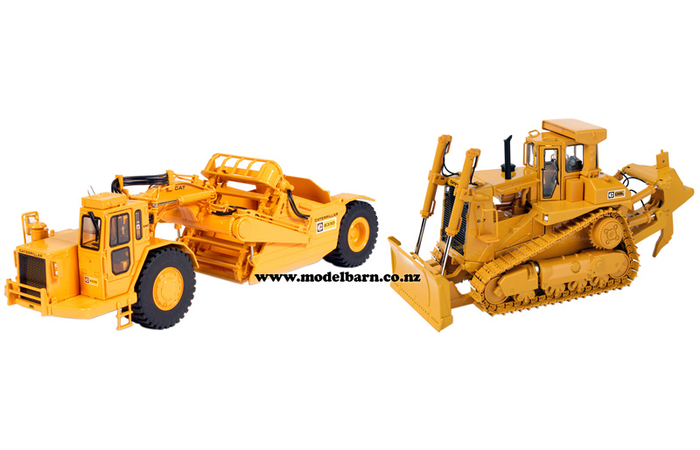 1/48 Caterpillar D9L Bulldozer & 1/48 Caterpillar 633D Elevator Motor ...