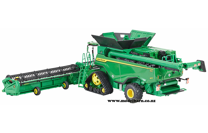 1/32 John Deere X9 1100 Combine Harvester on Tracks with Grain & Corn ...