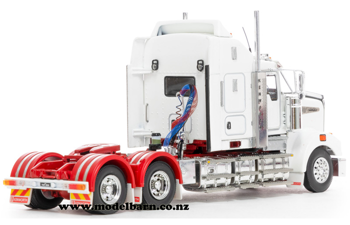 1/50 Kenworth T909 Prime Mover (White & Red) - Trucks & Trailers ...