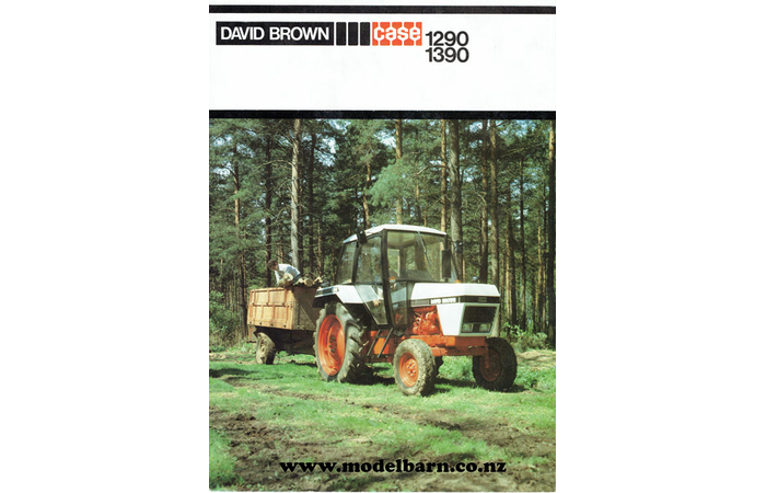 David Brown Case 1290 & 1390 Tractors Sales Brochure - Books & Brochures-Sales Brochures-Case ...