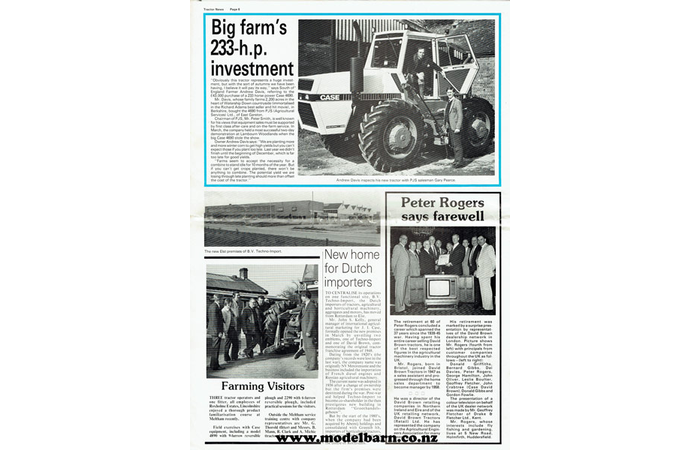 Case David Brown Tractor News Summer 1983 - Books & Brochures-Sales Brochures-Case : Model Barn ...