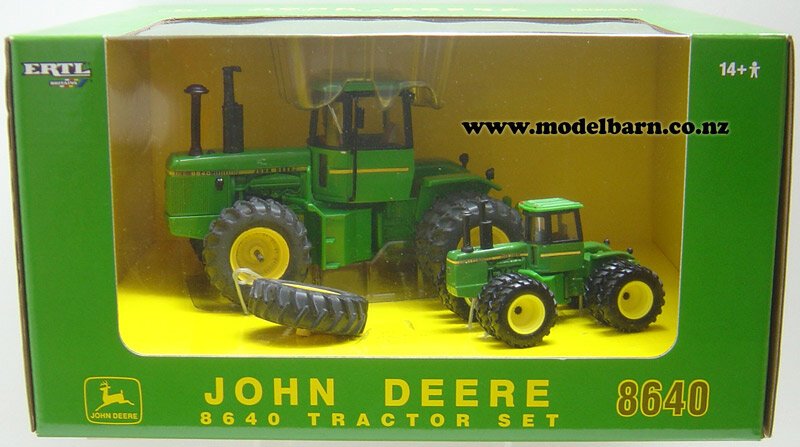 1/32 John Deere 8640 & 1/64 John Deere 8640 with Duals All-round ...