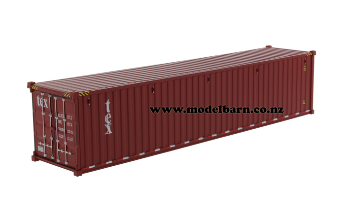 1/50 40ft Plastic Shipping Container "TEX" (brown) - Trucks & Trailers ...