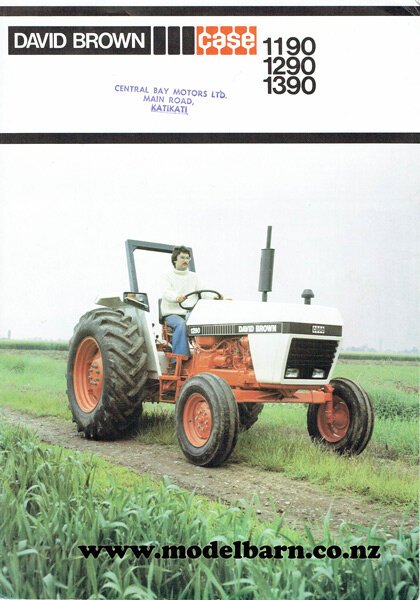 David Brown Case 1190, 1290, 1390 Tractors Sales Brochure - Books & Brochures-Sales Brochures ...