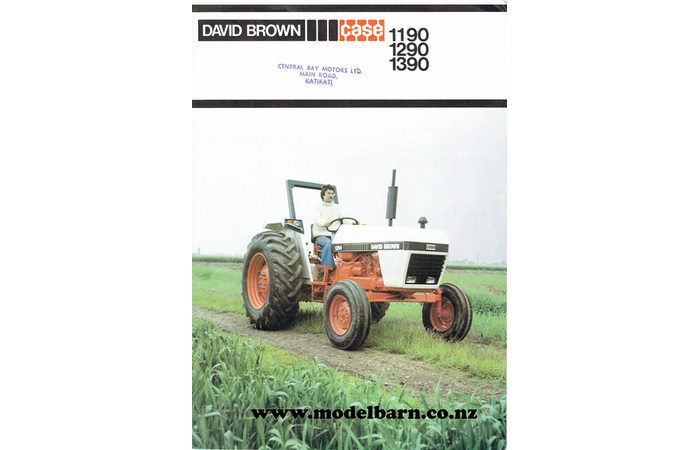 David Brown Case 1190, 1290, 1390 Tractors Sales Brochure - Books & Brochures-Sales Brochures ...