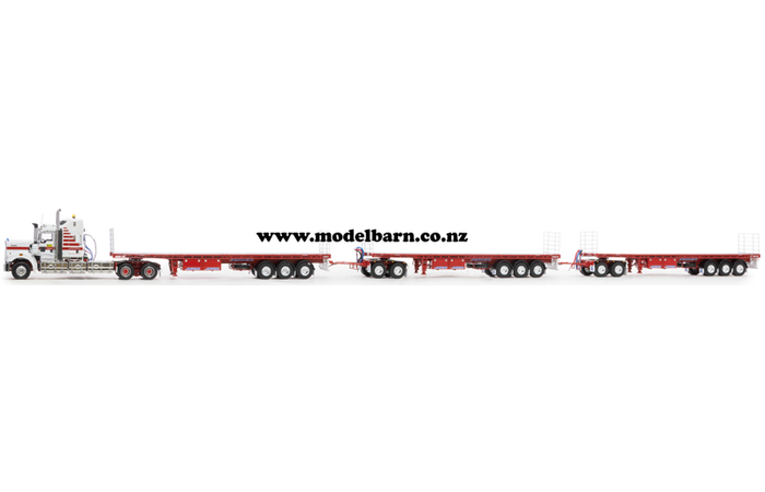 1/50 Freighter Flat Top Triple Road Train Trailers Set "Mammoet ...
