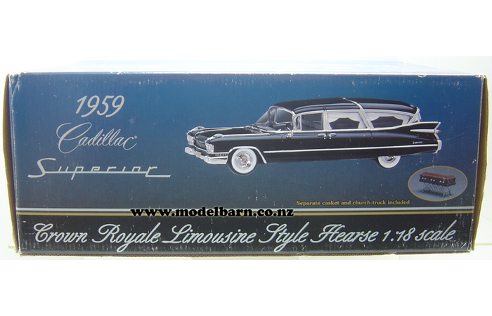 1/18 Cadillac Superior Limousine Hearse (1959, maroon) - Vehicles ...