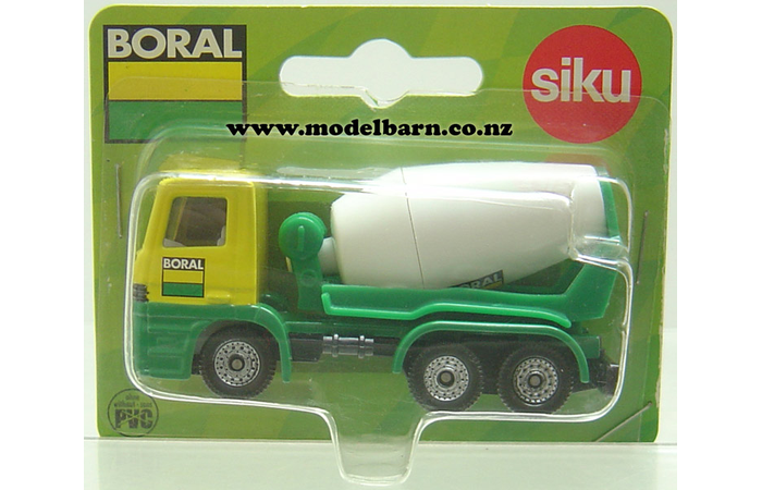Boral Concrete Mixer (yellow, green & white, 77mm) - Trucks & Trailers ...
