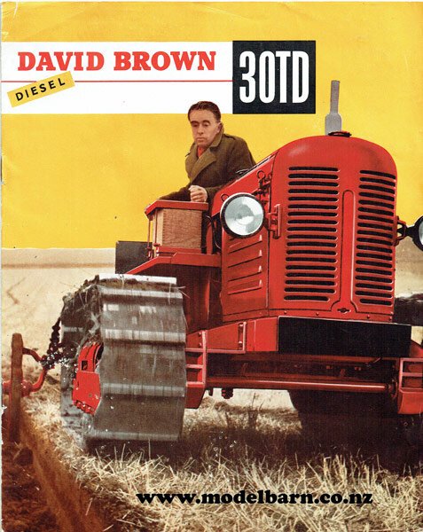 David Brown 30TD Crawler Tractor Sales Brochure - Books & Brochures-Sales Brochures-Other ...