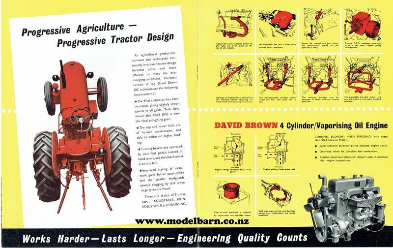 David Brown 30C Tractor Sales Brochure - Books & Brochures-Sales Brochures-Other Brochures ...