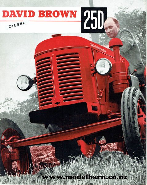 David Brown 25D Tractor Sales Brochure - Books & Brochures-Sales Brochures-Other Brochures ...