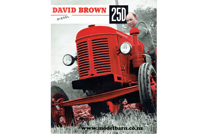 David Brown 25D Tractor Sales Brochure - Books & Brochures-Sales Brochures-Other Brochures ...