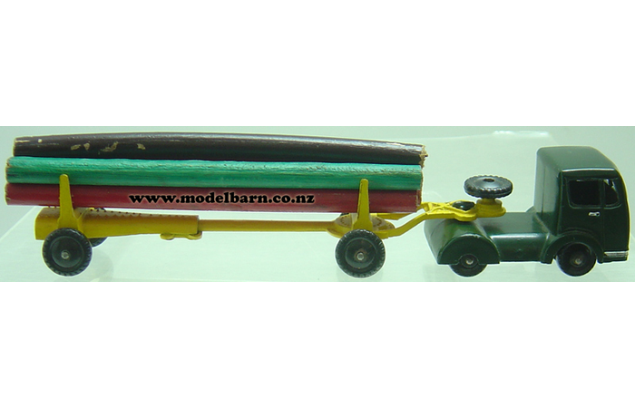 Seddon with Semi Log Trailer (green & yellow) Milton - Trucks ...
