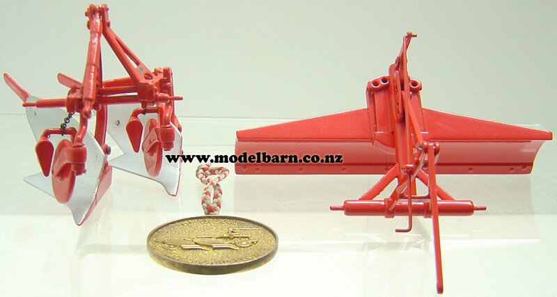 1/16 Dearborn 2-Furrow Plough & Blade Set "Precision Series" No 4 Ertl ...