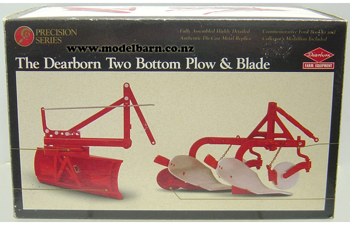 1/16 Dearborn 2-Furrow Plough & Blade Set "Precision Series" No 4 Ertl ...
