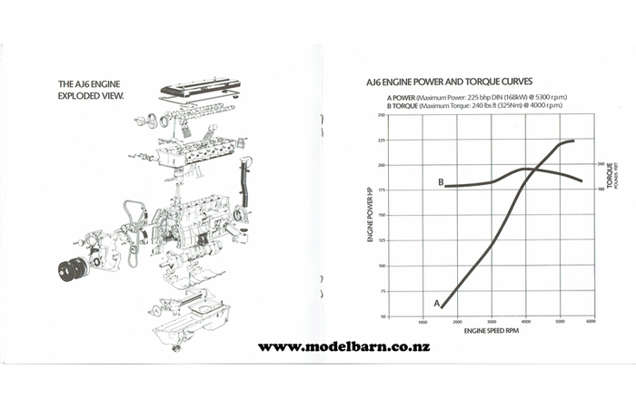 Jaguar AJ6 Engine Sales Brochure - Books & Brochures-Sales Brochures ...
