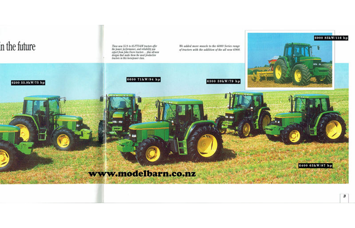 John Deere 6000 Series Tractors Sales Brochure - Books & Brochures ...