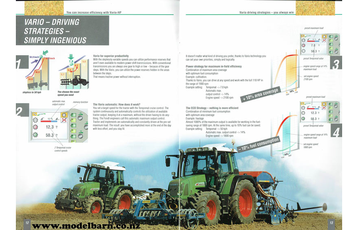 Fendt 400 Vario Series Tractors Sales Brochure - Books & Brochures ...