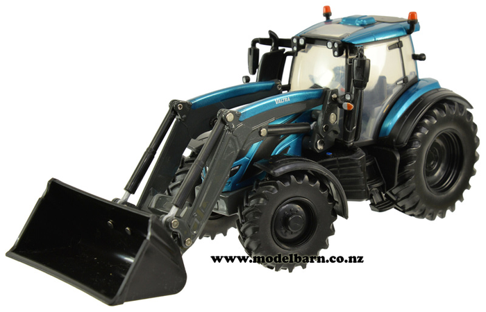 1/32 Valtra T234 with Loader & Attachments (metallic blue) - Farm ...