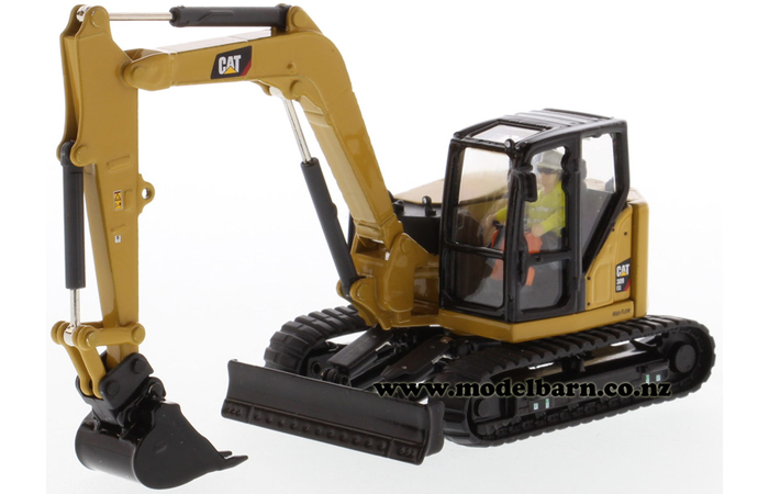 1/50 Caterpillar 308 CR Mini Excavator Next Generation with Attachments ...