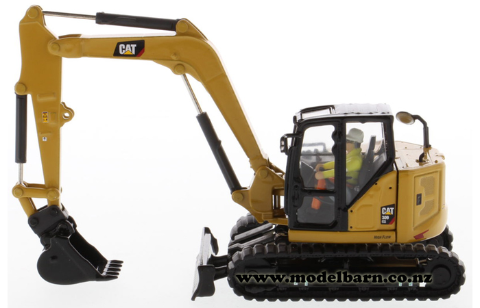 1/50 Caterpillar 308 CR Mini Excavator Next Generation with Attachments ...
