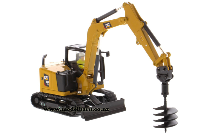 1/50 Caterpillar 308 CR Mini Excavator Next Generation with Attachments ...