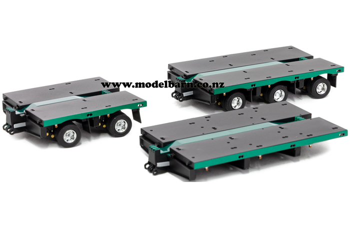 1/50 Drake 2x8 Dolly & 12x8 Steerable Low Loader Trailer (Metallic ...