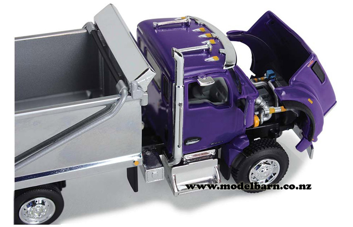 1/64 Kenworth T880 Tip Truck (purple & chrome) - Trucks & Trailers ...