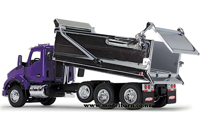 1/64 Kenworth T880 Tip Truck (purple & chrome) - Trucks & Trailers ...