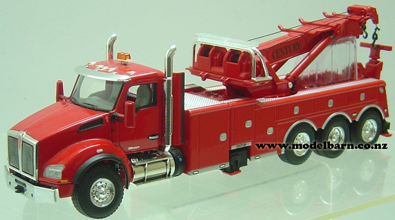 1/50 Kenworth T880 & Century 1060 Rotator Tow Truck (red, torn box ...