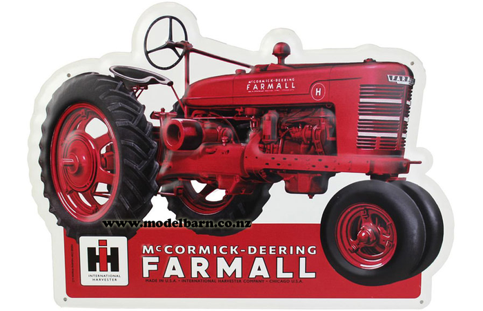 Farmall H Die Cut Metal Sign (460mm x 330mm) - Accessories ...