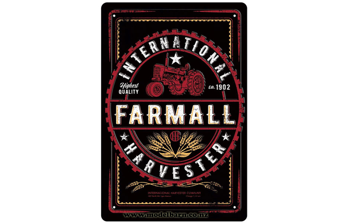 Farmall Metal Sign (300mm x 450mm) - Accessories & Miscellaneous-Signs ...