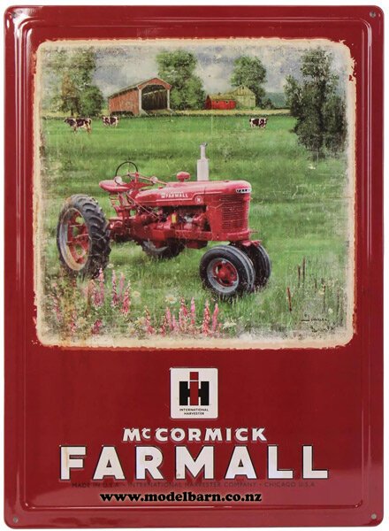 Farmall H Metal Sign (305mm x 425mm) - Accessories & Miscellaneous ...