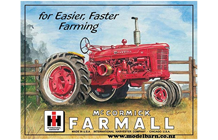 Farmall M Metal Sign (405mm x 320mm) - New Arrivals-Other Items : Model ...