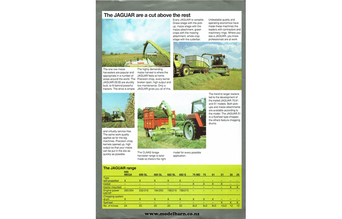 Claas Forage Harvesters Sales Brochure - Books & Brochures-Sales ...