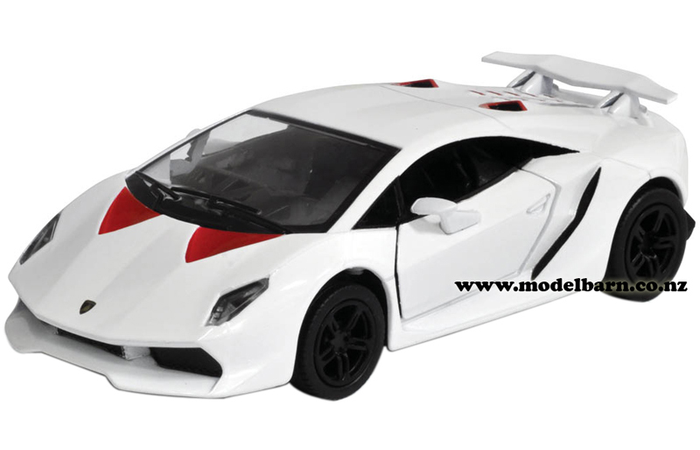 138 Lamborghini Sesto Elemento White Vehicles Lamborghini Model Barn Kinsmart