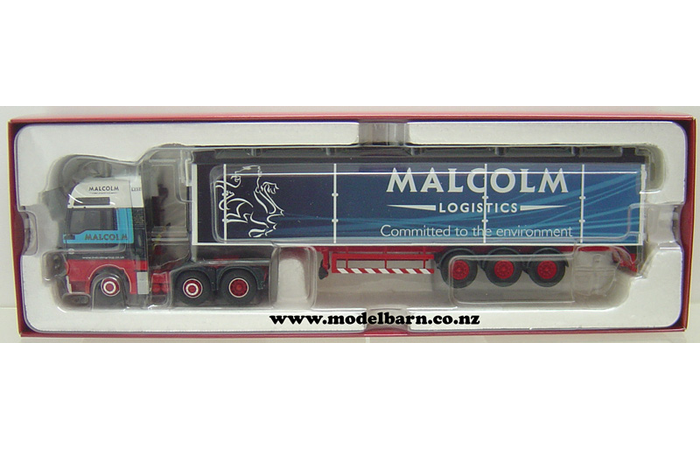1/50 MAN TGA Prime Mover & Semi Moving Floor Trailer "Malcolm Logistics ...