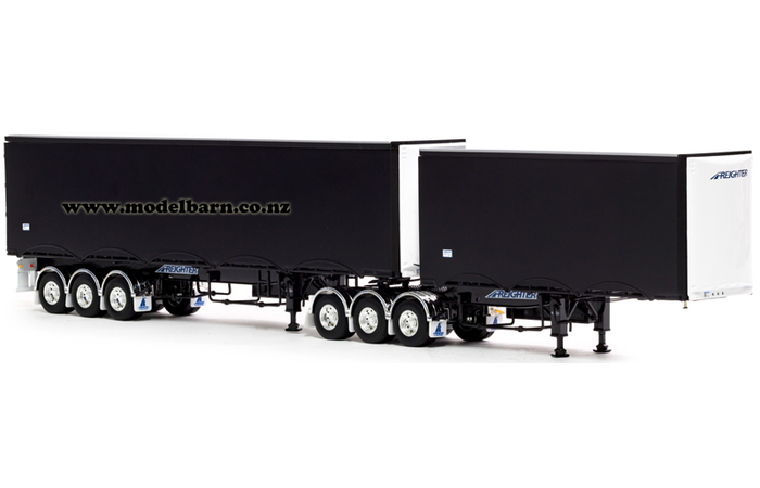 1/50 Freighter Eziliner B-Double Trailer Set (black) - New Arrivals ...