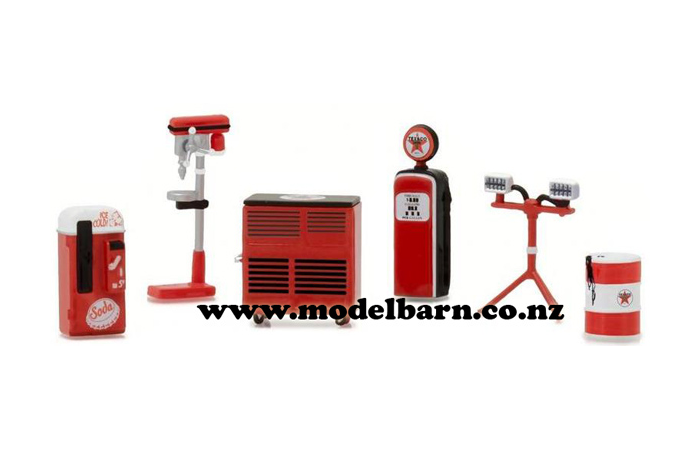 1/64 Workshop Garage Accessories Set (6) "Texaco" - Vehicles-Engines ...