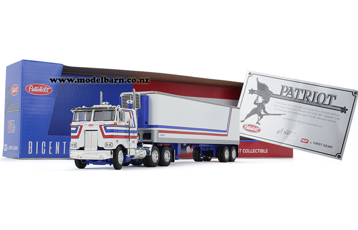1/64 Peterbilt 352 Prime Mover & Semi Reefer Trailer "Bicentenial ...