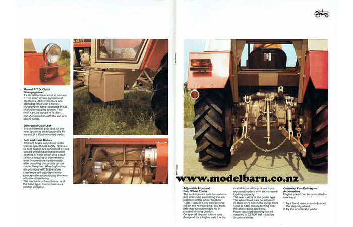 Zetor 4911 Tractor Sales Brochure - Books & Brochures-Sales Brochures-Other Brochures : Model ...