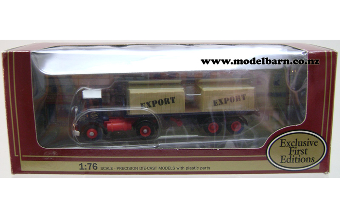 1/76 Atkinson Mark I Prime Mover & Semi Flat Deck Trailer & Load "WH ...