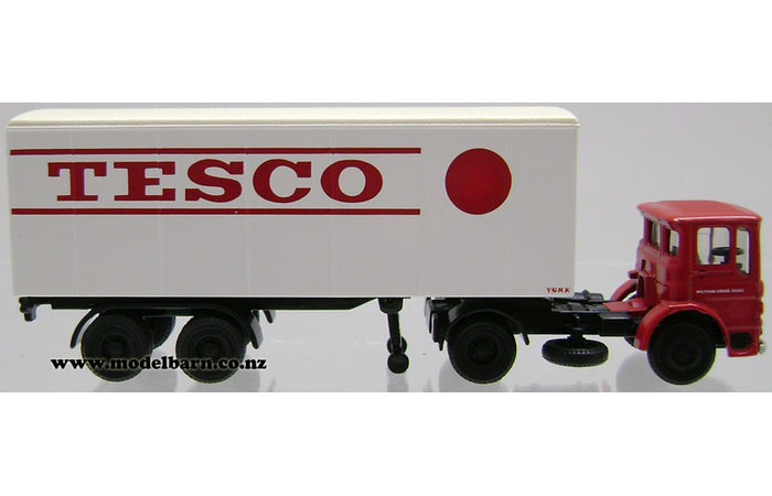 1/76 Leyland Beaver Ergomatic Prime Mover & Semi Box Trailer "Tesco ...