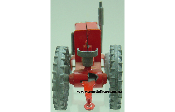 Large Tractor (red, silver & yellow, boxed) Charbens - Old ...