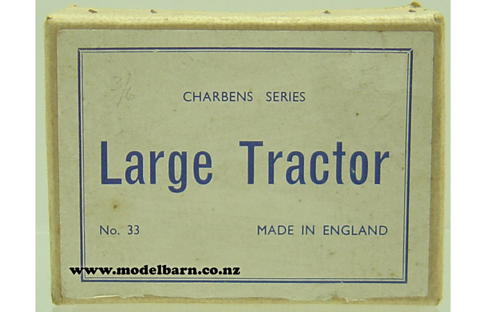 Large Tractor (red, silver & yellow, boxed) Charbens - Old ...