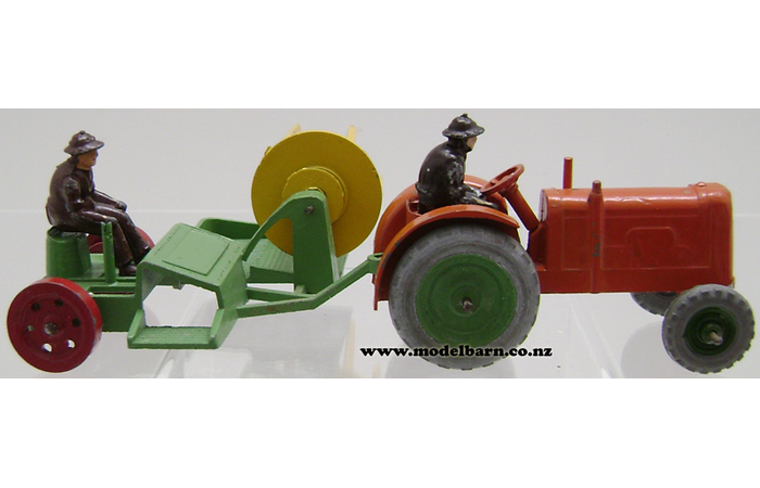 Tractor & Reaper Set (orange, green & yellow, boxed) Charbens - Old ...