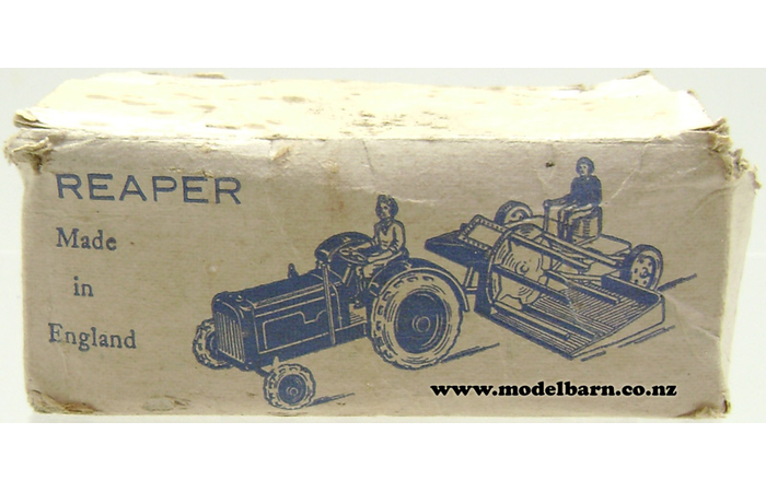 Tractor & Reaper Set (orange, green & yellow, boxed) Charbens - Old ...
